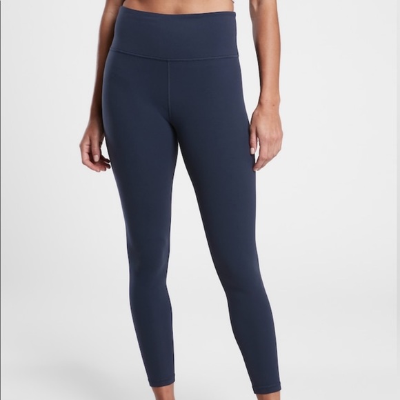 Athleta | Pants & Jumpsuits | Athleta Navy 78 Leggings | Poshmark
